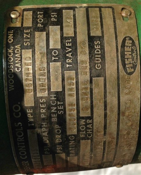 FISHER 2in TYPE ED CLASS 300 667H ACTUATED GLOBE VALVE – SPECVALVE INC.