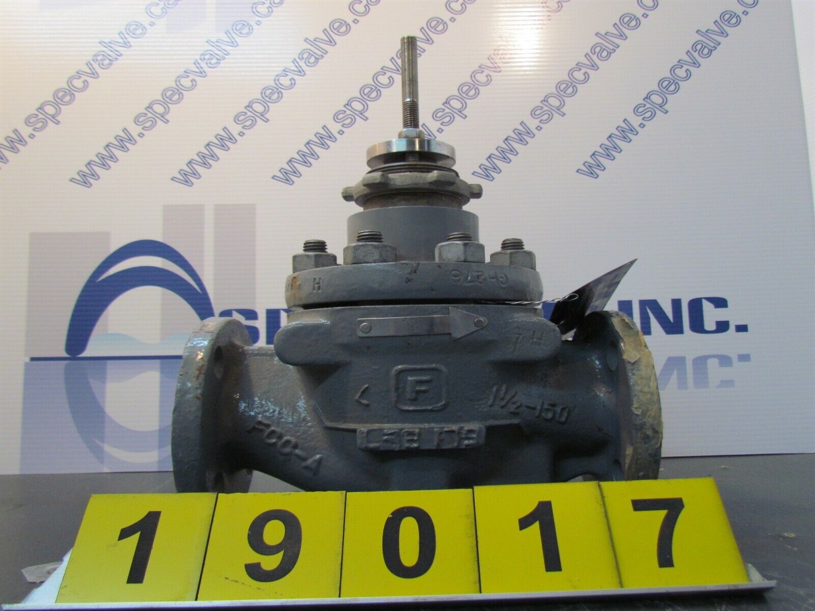 FISHER ES CONTROL VALVE BODY 1 ½ in CL150 WO POSITIONNER – SPECVALVE INC.